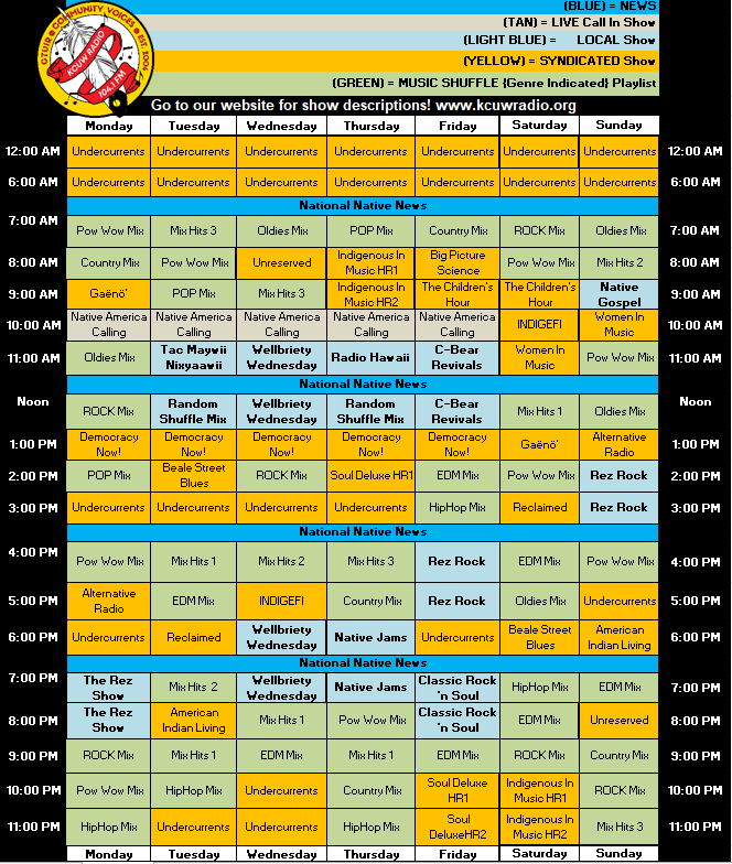 Radio Schedule – KCUW Radio